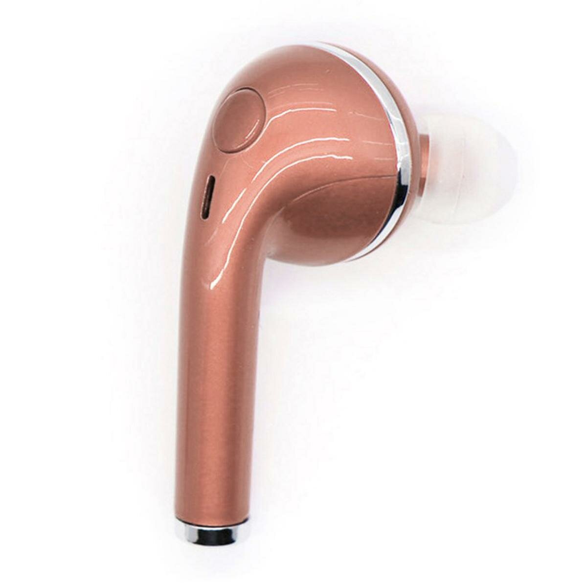 Мини-гарнитура Наушники-вкладыши Csr4.1 Беспроводные наушники-вкладыши Наушники Розовые