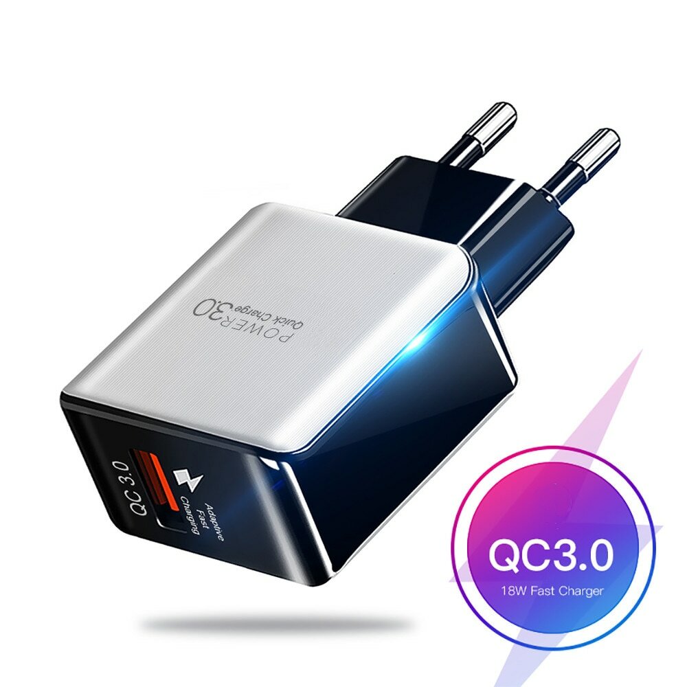 5 В 3 А USB зарядное устройство Quick Charge 3.0 4.0 универсальный адаптер питания для быстрой зарядки iPhone 11 Samsung Xiaomi планшет быстрое зарядное устройство