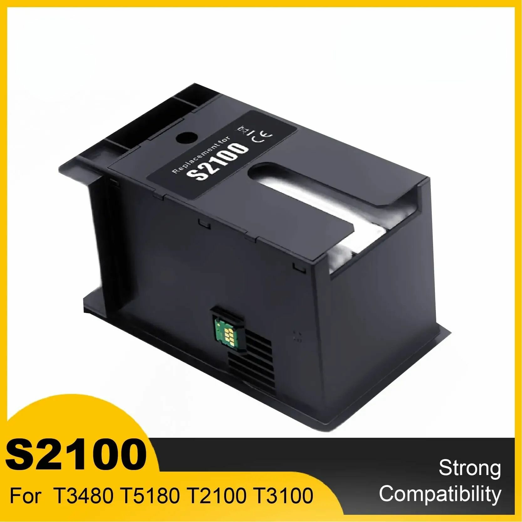 Бокс Обслуживания Для Принтера EPSON, Емкость Для Отработанных Чернил С Чипом SC-F500, F530, F560 SC-T2100, T3100, T5180