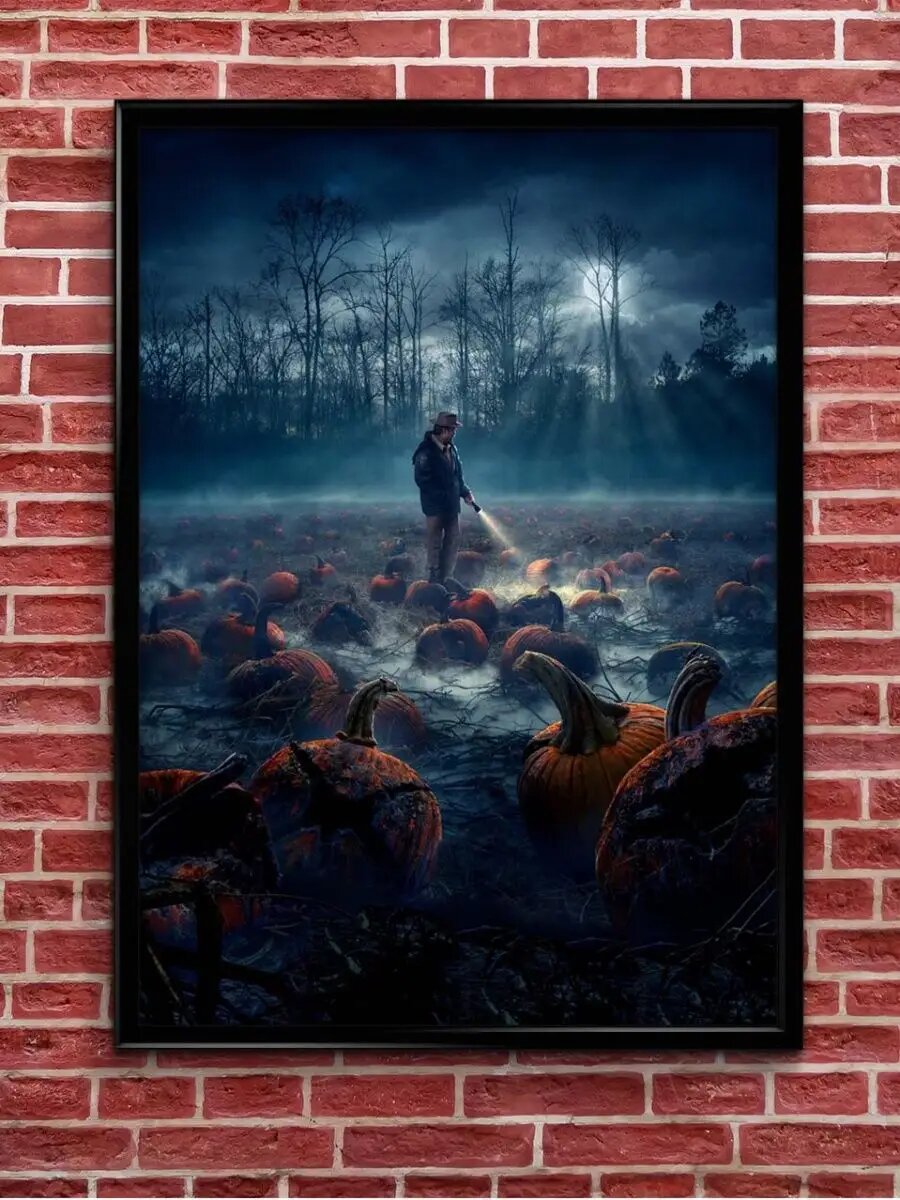 Постер интерьерный "Очень странные дела" формат А3 297*420