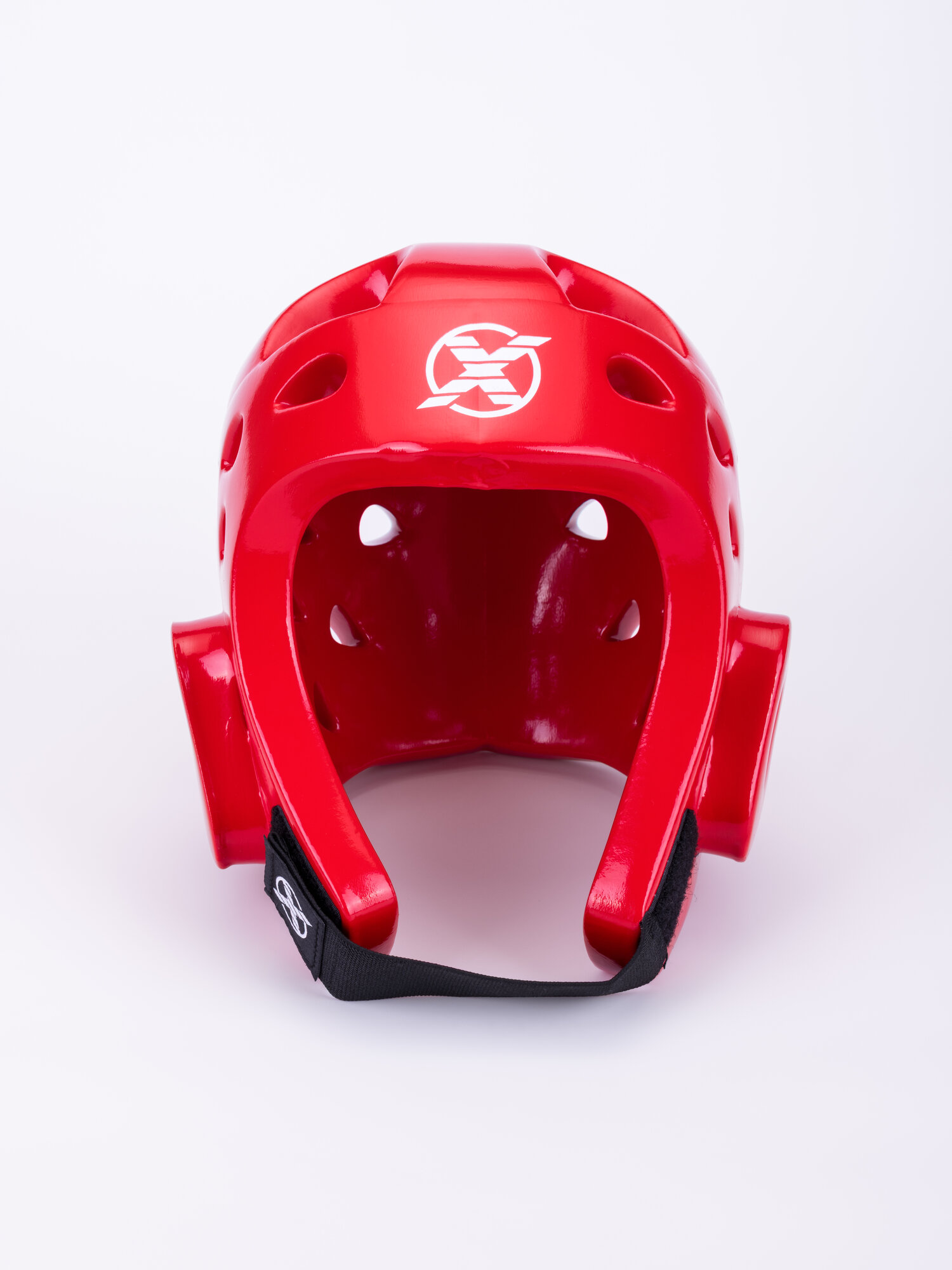 Шлем для тхэквондо FIGHTEXPERT, красный, размер M, пенный пластик