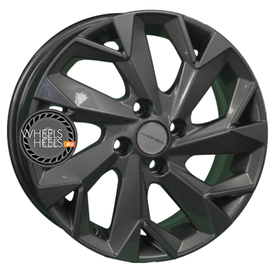 Диск автомобильный литой Khomen Wheels KHW1508 (Lada Granta) 15x6 4x98 et35 dia58.6 Gray