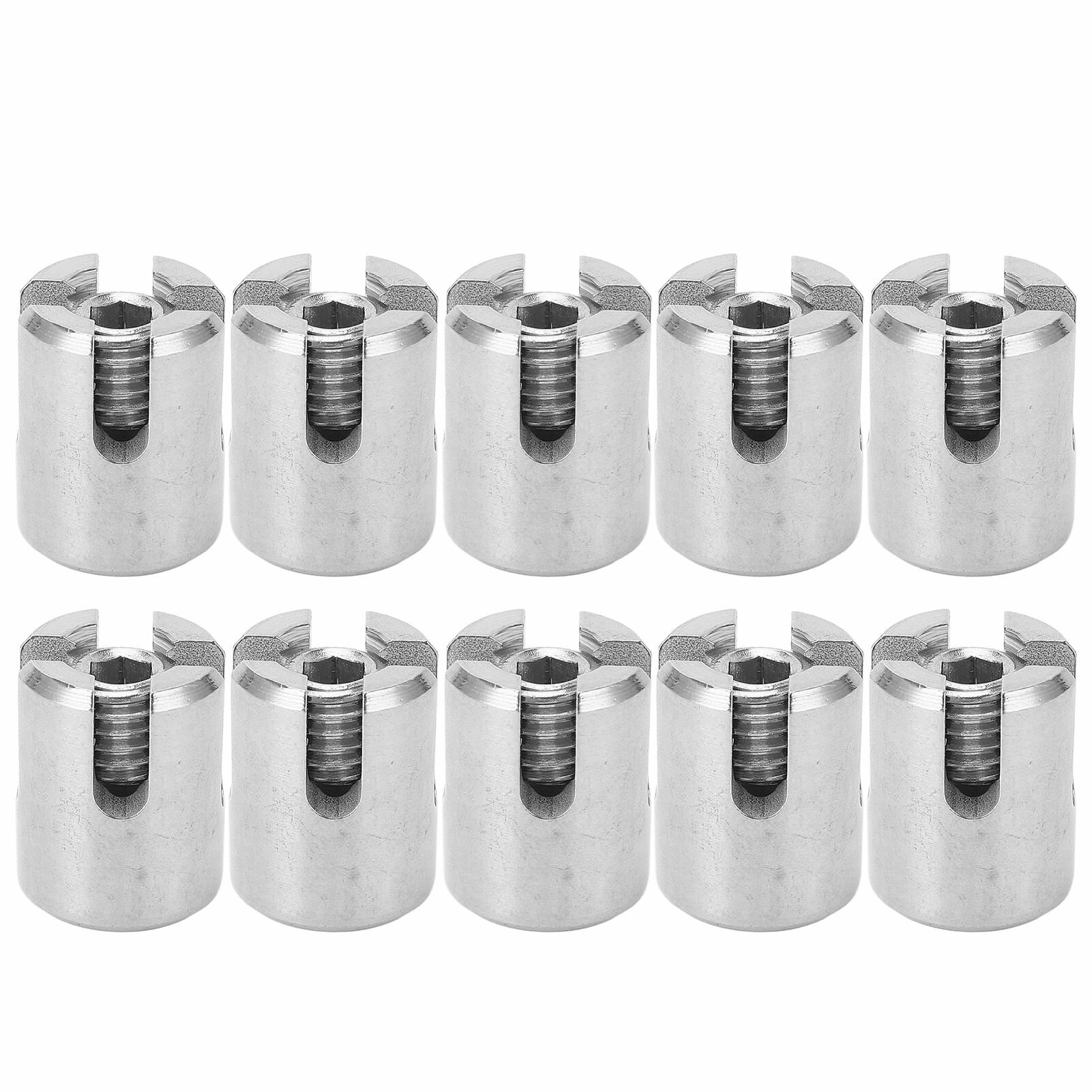 10 шт. хомут для поперечного кабеля из нержавеющей стали, крепеж для перил для внутреннего и наружного использования M10 4 мм / 0,16 дюйма