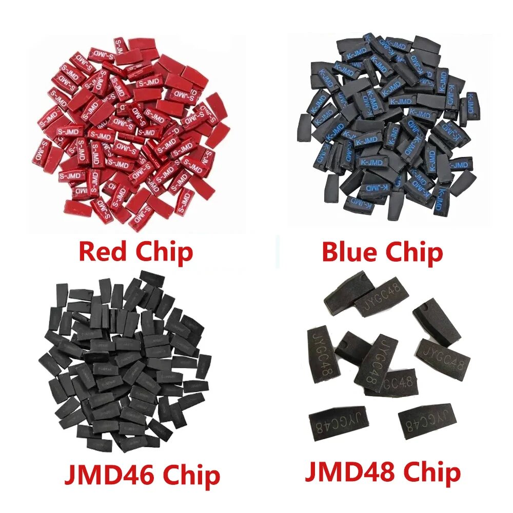 10 шт./лот, оригинальный JMD King Blue Chip, суперкрасный чип JMD48 ID48/JMD46 ID46, чипы RED Chip
