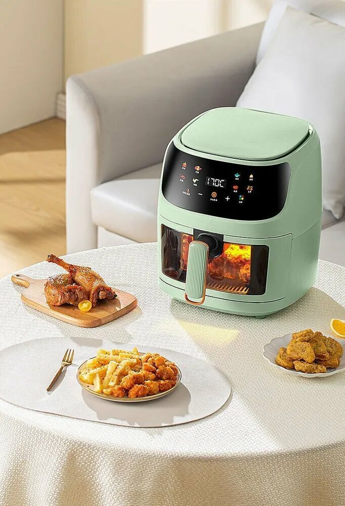 AIR FRYER Аэрогриль 241020, зеленый