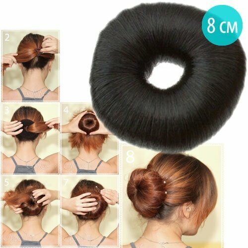 Валик бублик для прически 8 см