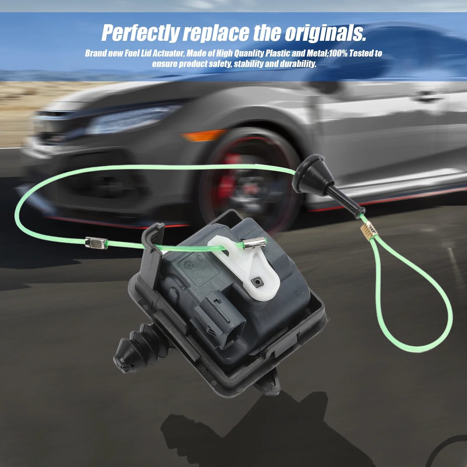 Автомобильный привод топливной крышки, газовая дверь в сборе для Honda Civic 2016 2017 2018 2019 2020 74700-TBA-A02 74700TBAA02