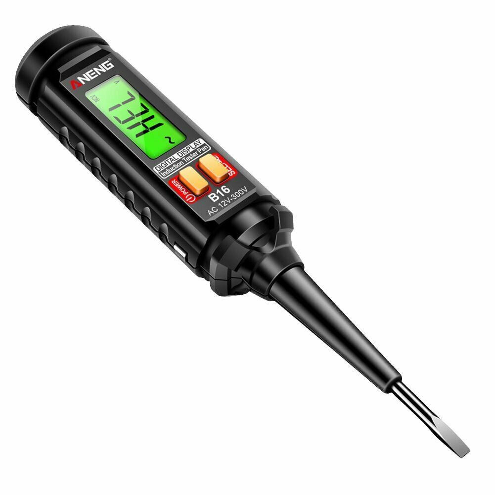 ANENG B16 12V-300V бесконтактный детектор напряжения, цифровая электрическая ручка, тестер живого провода