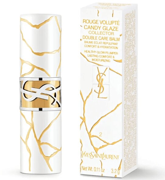 Лимитированная помада Ysl Candy Glaze оттенок 02