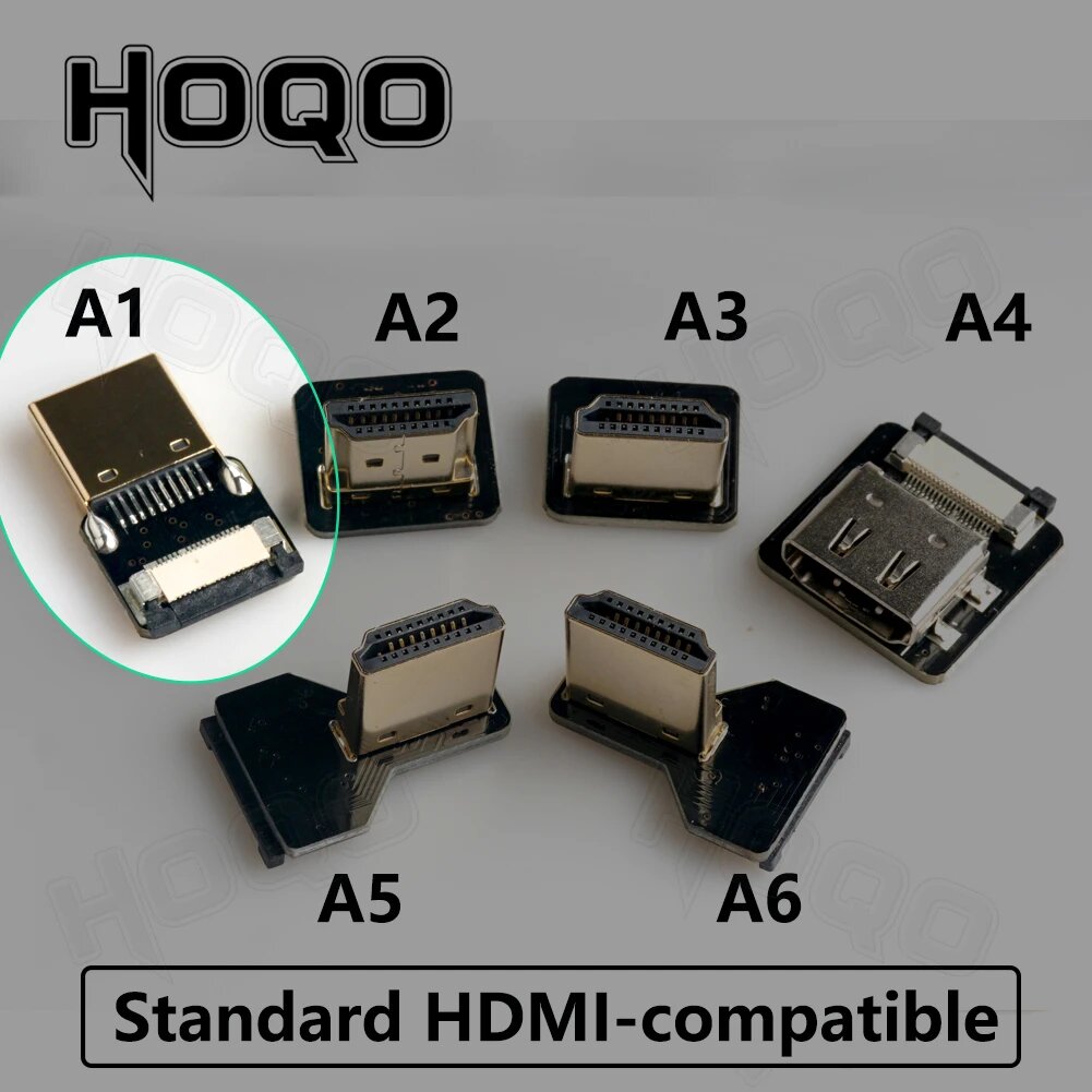 HOQO HDMI-совместимый гибкий плоский кабель для Orange Pi connector A1