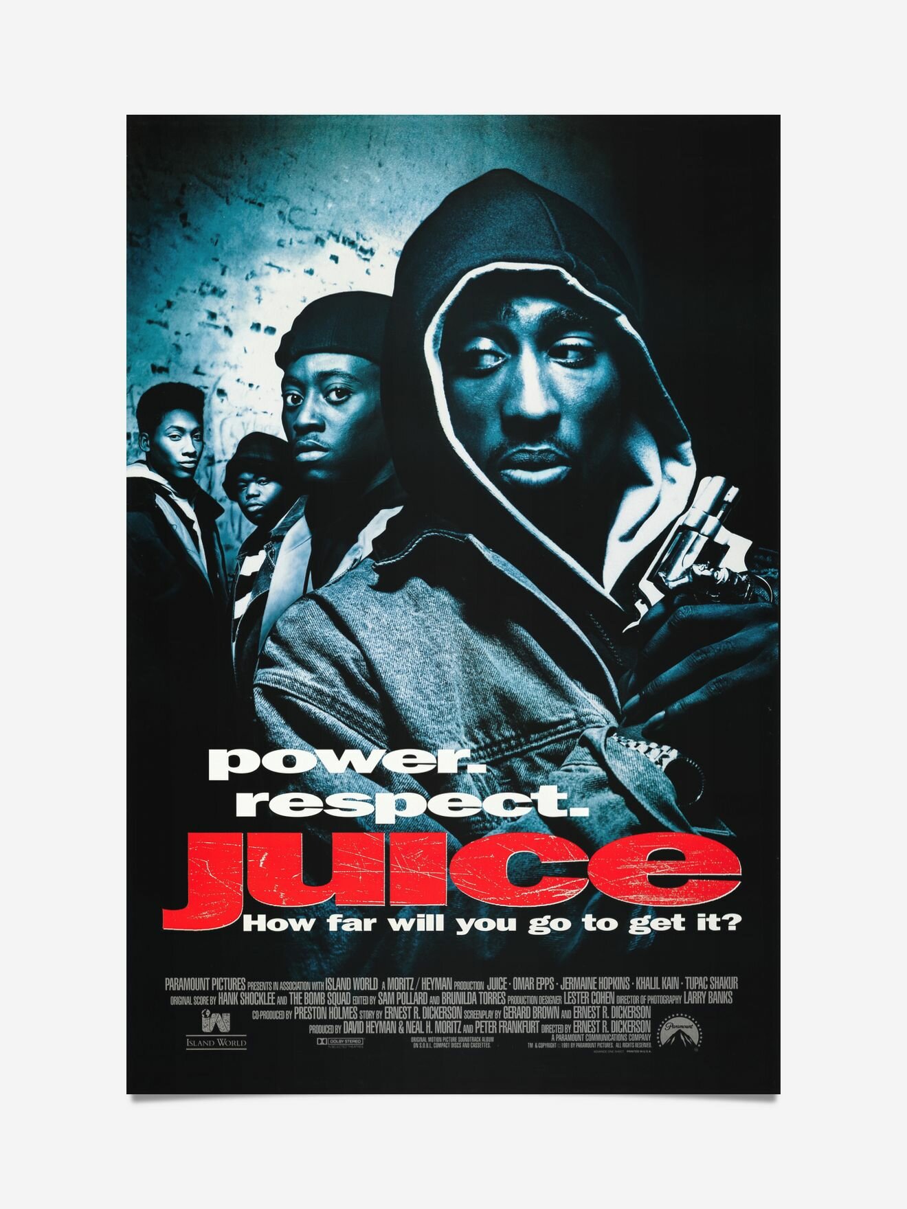 Постер (плакат на стену) 2Pac - Тупак - Juice 40 на 60 см. от Poster4me