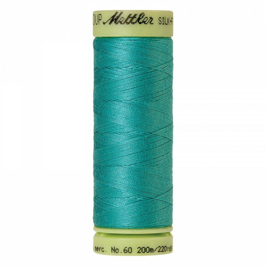 Нить для машинного квилтинга SILK-FINISH COTTON 60, 200 м 1091 Deep Aqua