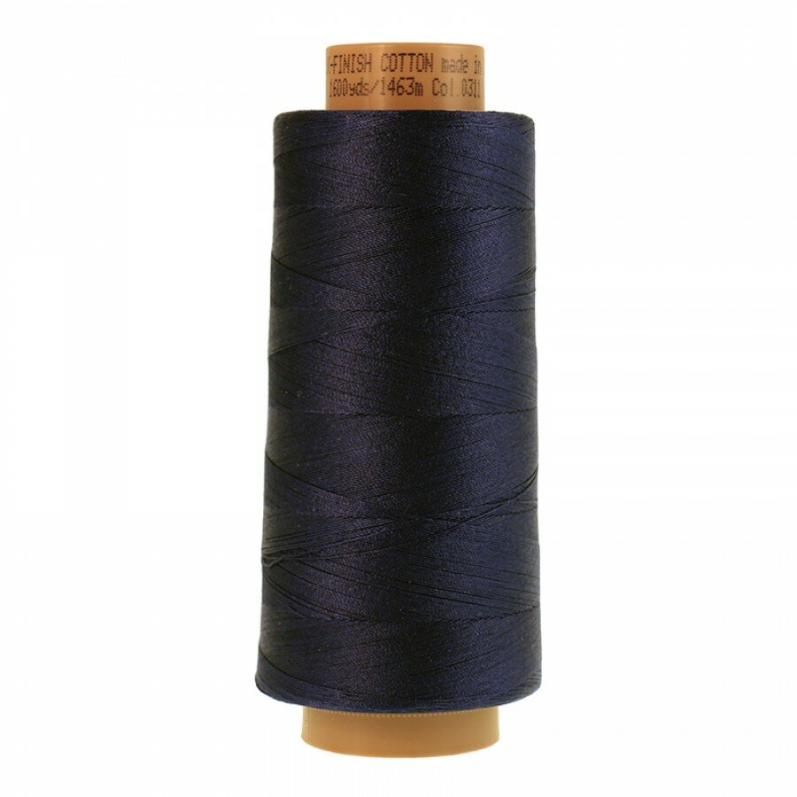 Нить для машинного квилтинга SILK-FINISH COTTON 40, 1463 м 0825 Navy