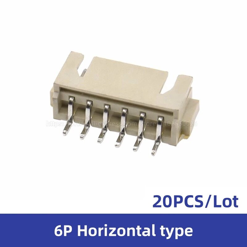 Коннекторы Axtaike XH2.54 SMD SMT 2.54 мм 2p-8p 6P Horizontal type