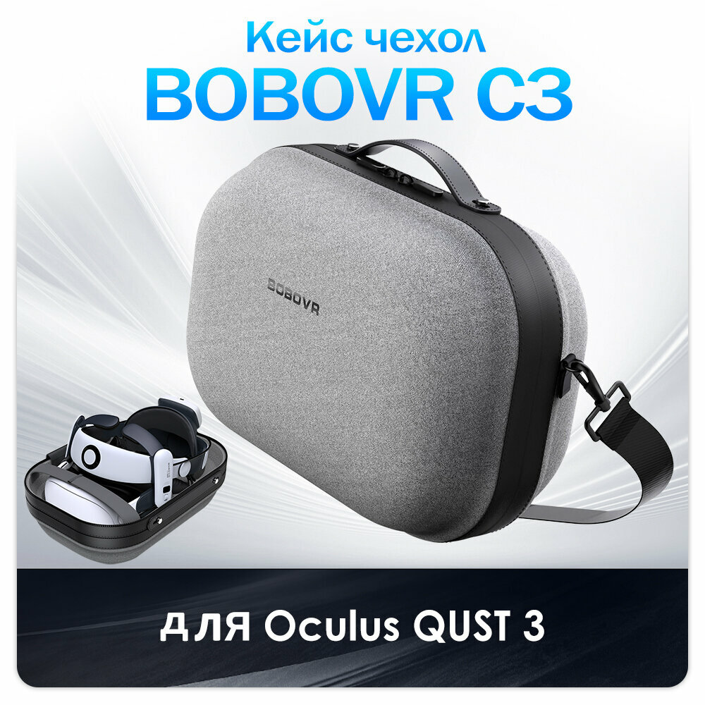 Чехол-кейс BOBOVR C3, плечевой ремень, для Oculus Quest 3, S3 Pro