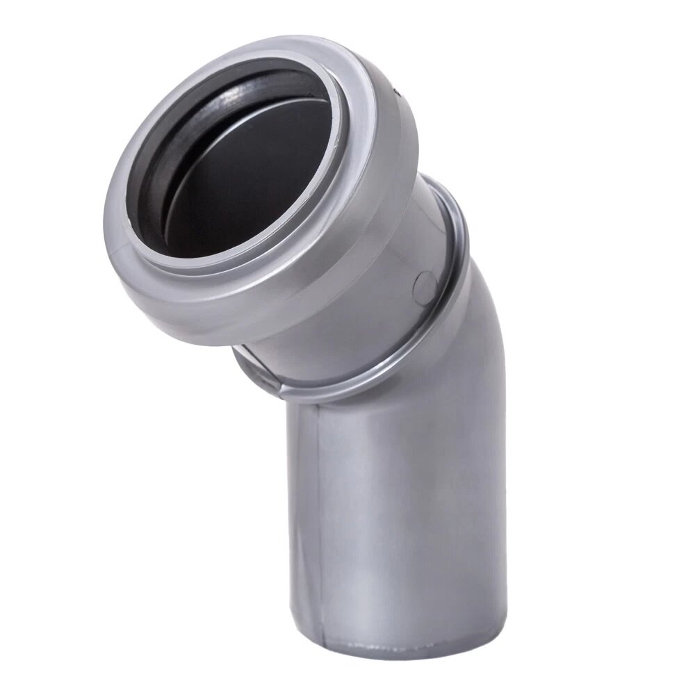 Отвод Lammin d40 мм 45 пластиковый для внутренней канализации