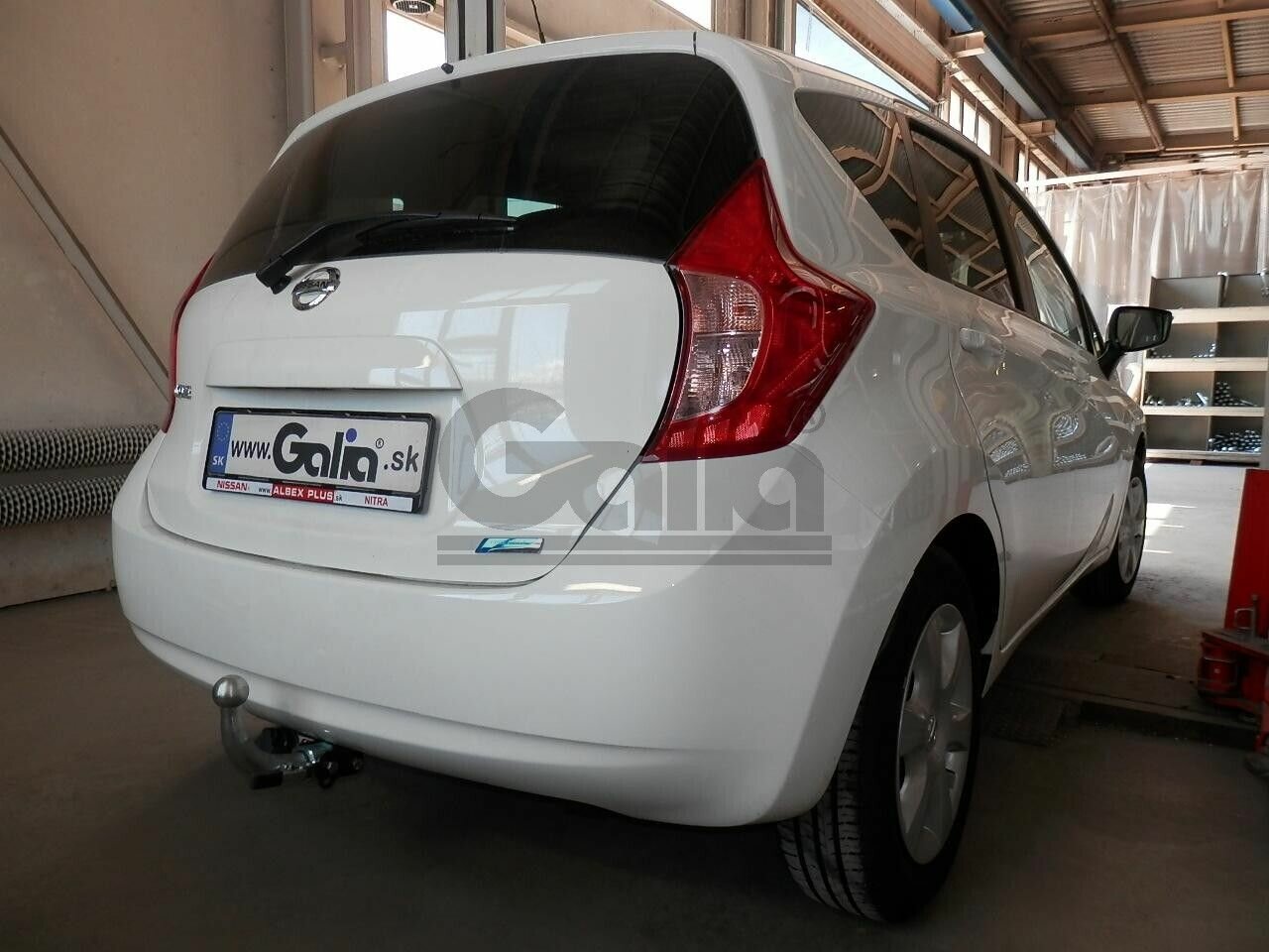 Оцинкованный фаркоп на Nissan Note 2013-2020 (без электрики), Galia N057C