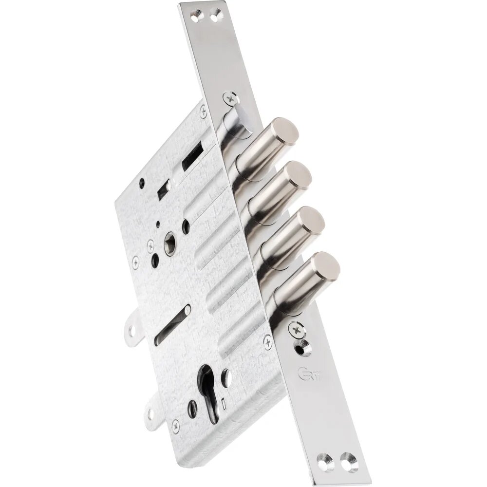 CRIT Замок врезной цилиндровый ЗВ-7РК-006 (Защелка работает от рукоятки и от ключа) 00017