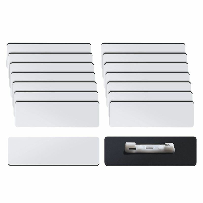 Пустой бейдж с именем сублимации своими руками-16ШТ