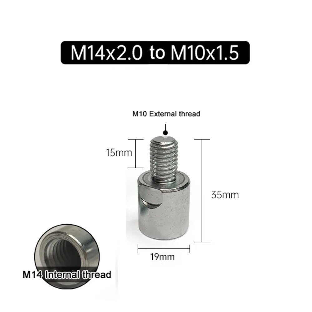 Адаптер для угловой шлифовальной машины M14-M10 35mm adapter