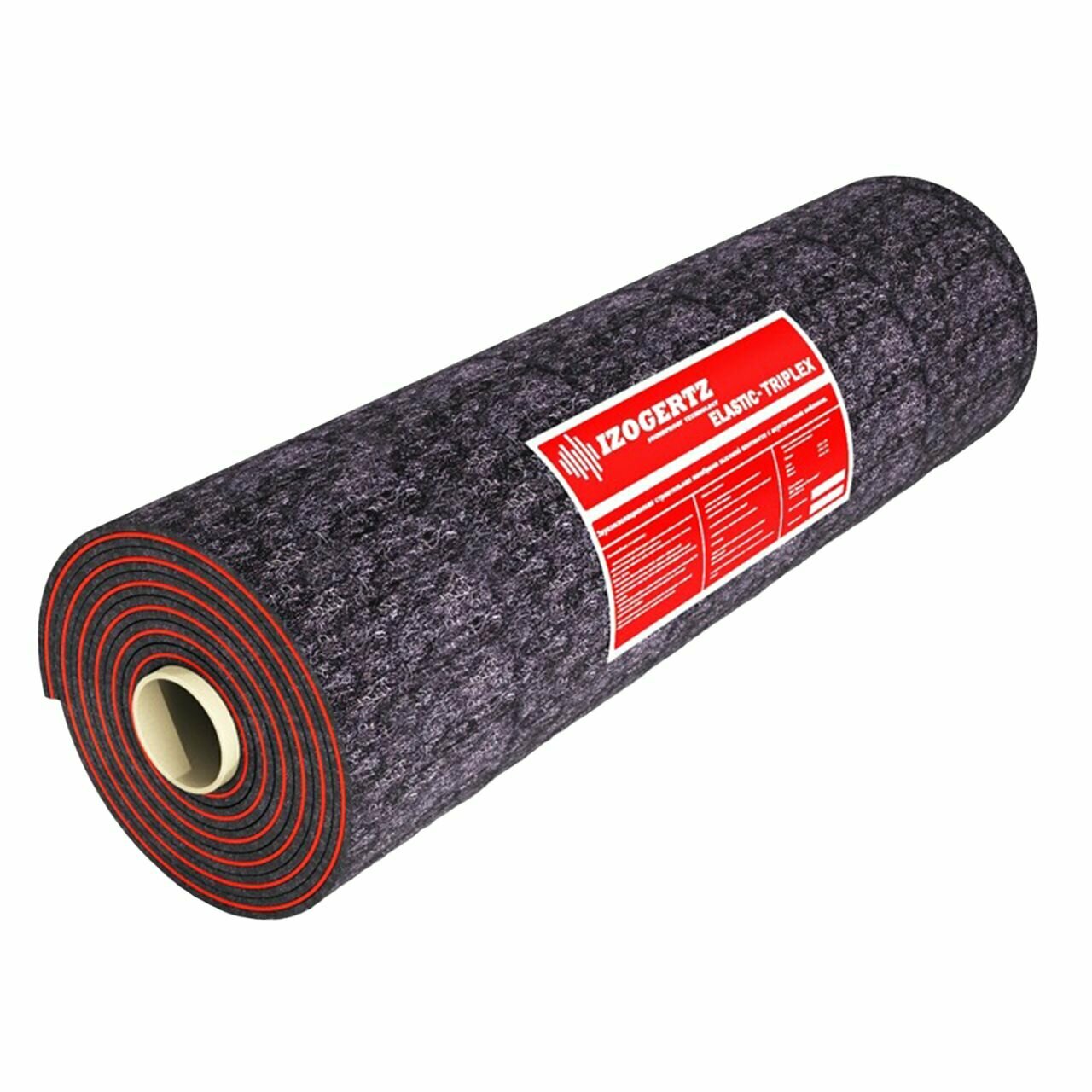 Звукоизоляционная мембрана Izogertz Elastic Triplex (3000x1000x24 мм)