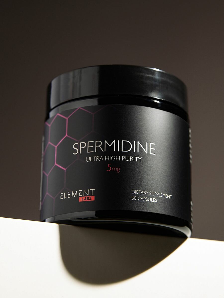 Спермидин (Spermidine) экстракт зародышей пшеницы, антиоксидант, витамины для женщин и мужчин для здоровья, сердца и сосудов, долголетия и иммунитета, 5 мг, 60 капсул