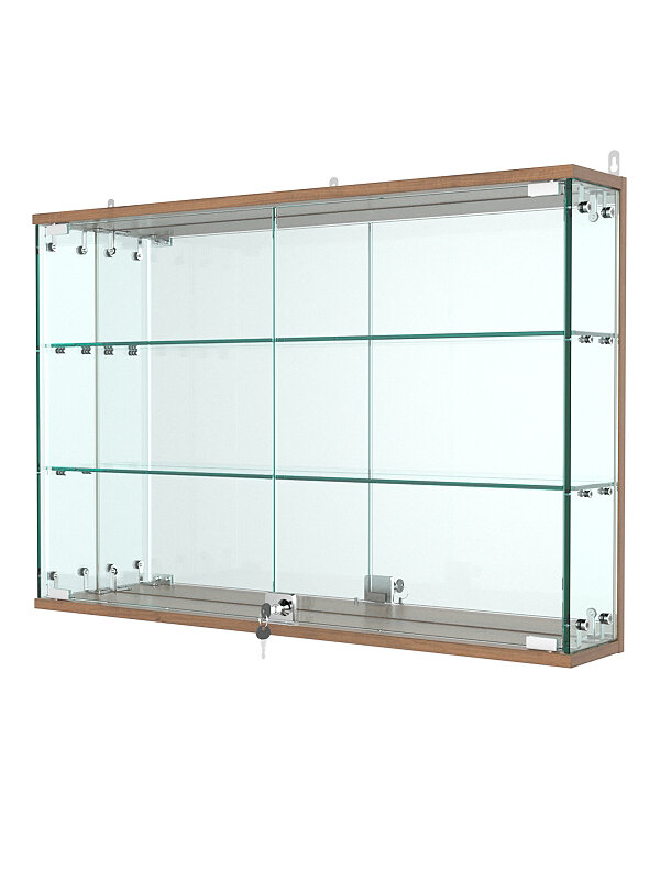 Витрина "атриум" настенная №3-5, Орех. Производитель товара - компания Westcom.