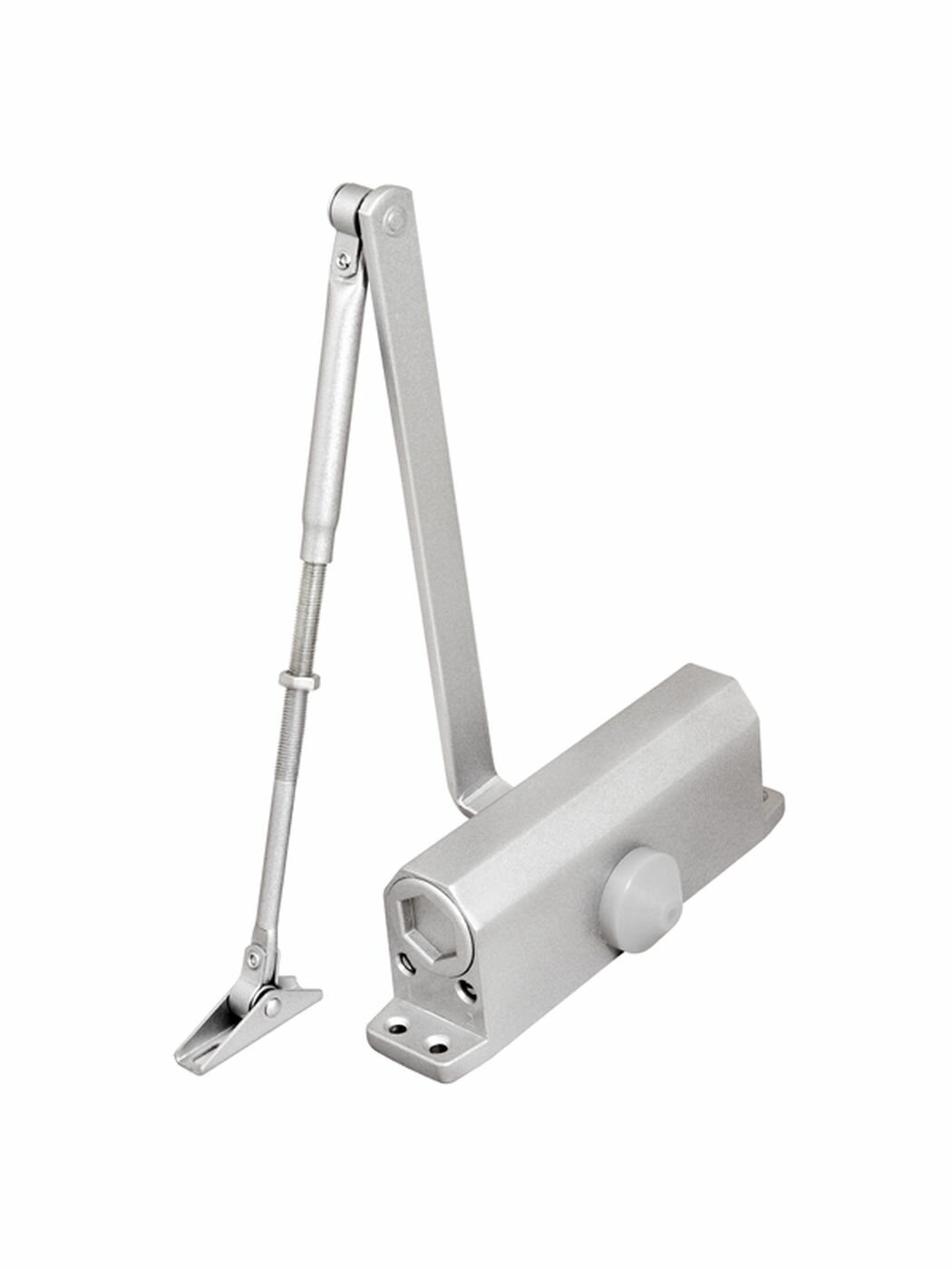 Доводчик дверной Ajax DCTR50-100 hold open AL алюминий