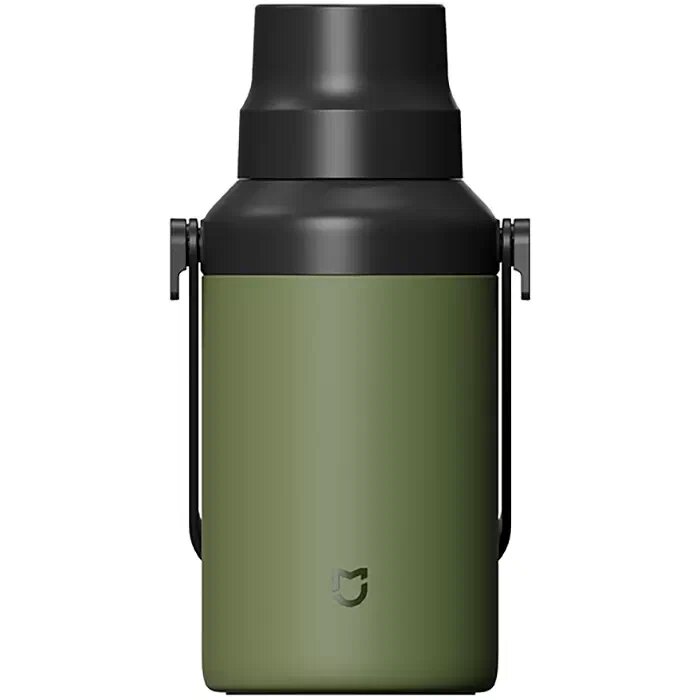 Термос Xiaomi "Thermos Cup", стальной, оливково-зеленый, 1 л