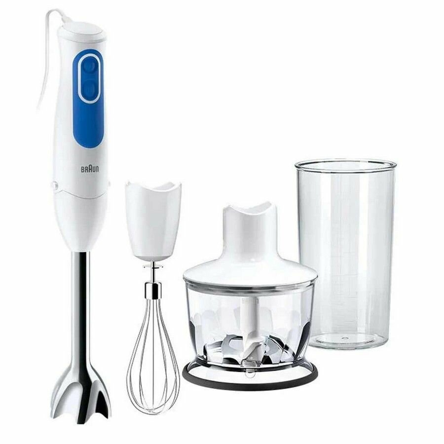 Блендер погружной BRAUN Multiquick 3 MQ3035 WH Sauce, 700Вт, 2 скорости