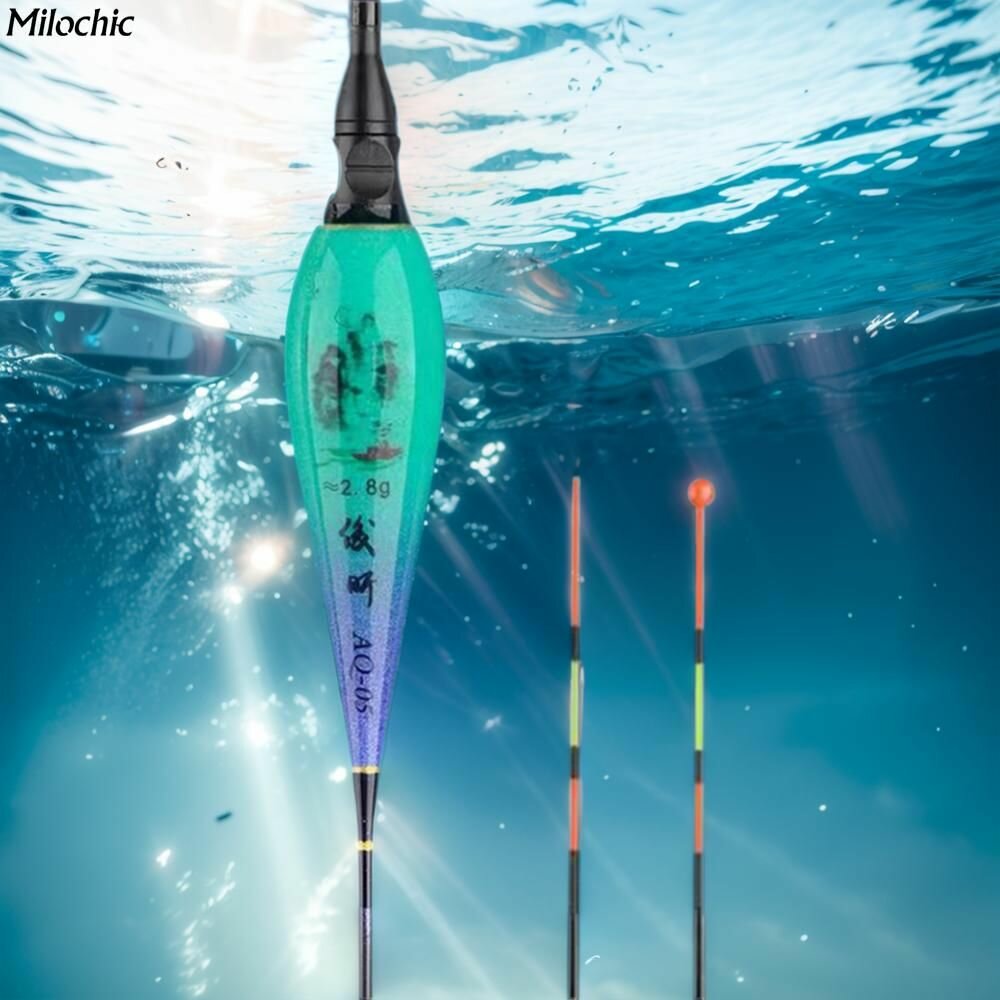Умный светодиодный поплавок для рыбалки, меняющий цвет, высокочувствительный, напоминает буй, датчик силы тяжести