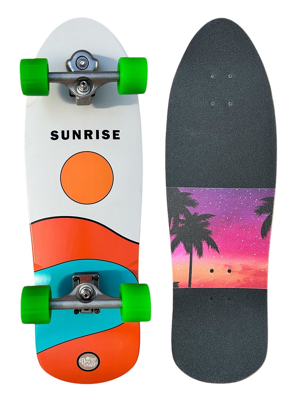 Серфскейт BroStuff sunrise, размер 32x10.5