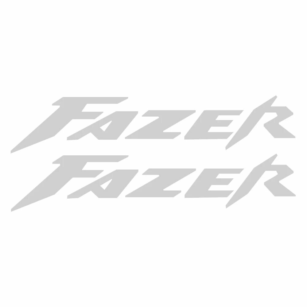 Наклейка Fazer для Yamaha FZ1/FZ6/FZ8, Белый/Grey
