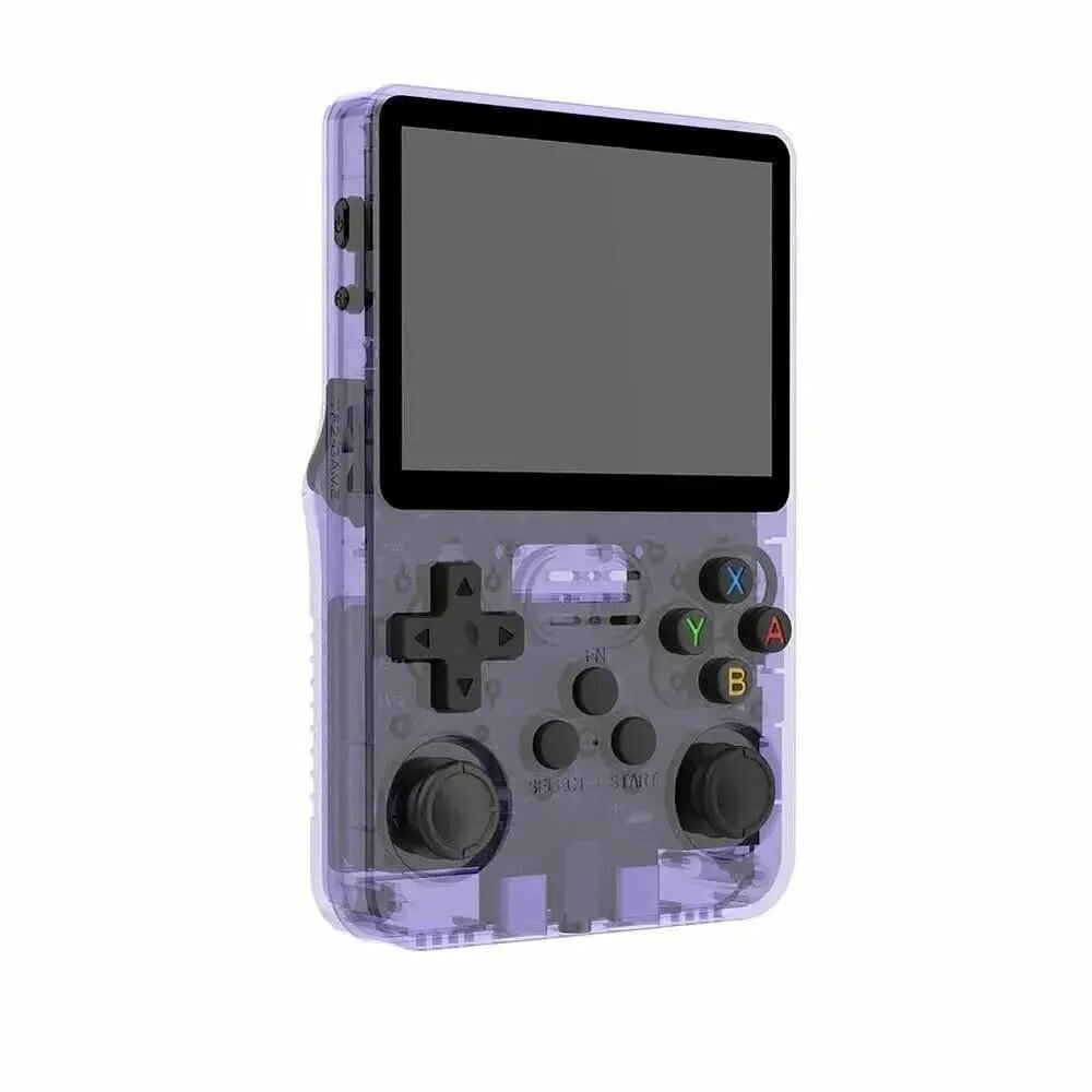 Портативная игровая консоль R36S / Ретро консоль 64ГБ, фиолетовый