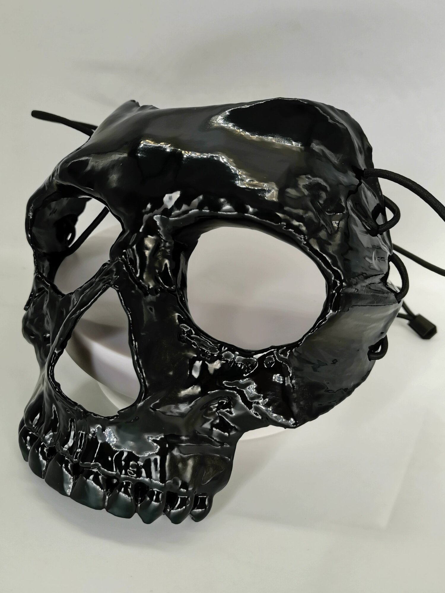 Маска череп / Маска Гоуста call of duty (Ghost mask) - Черный призрак