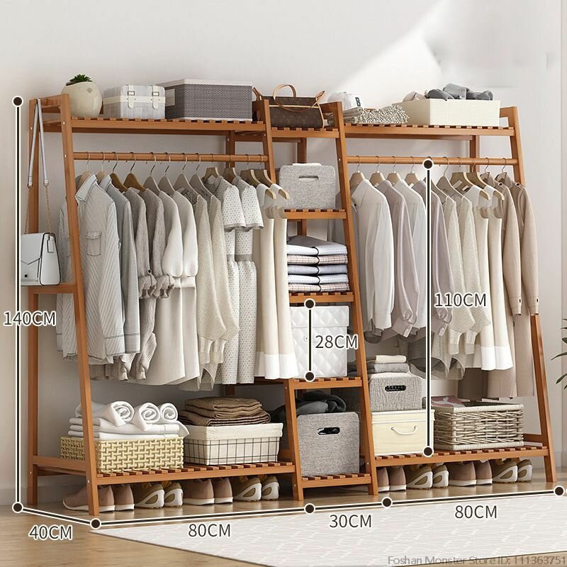 Вешалка напольная. Гардеробная система хранения для прихожей, спальни-lida