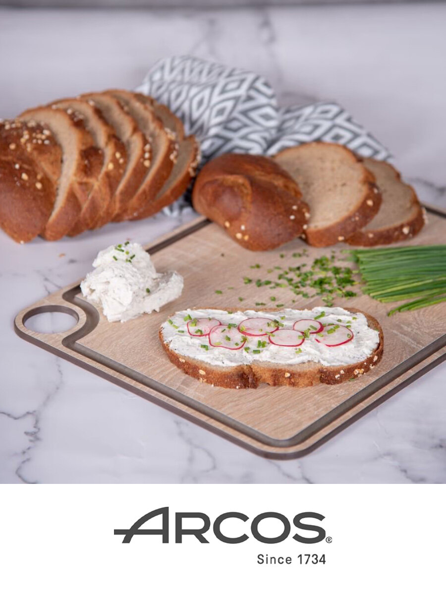 Доска разделочная Arcos Accessories 37,7x27,7см, с желобком, можно мыть в ПММ