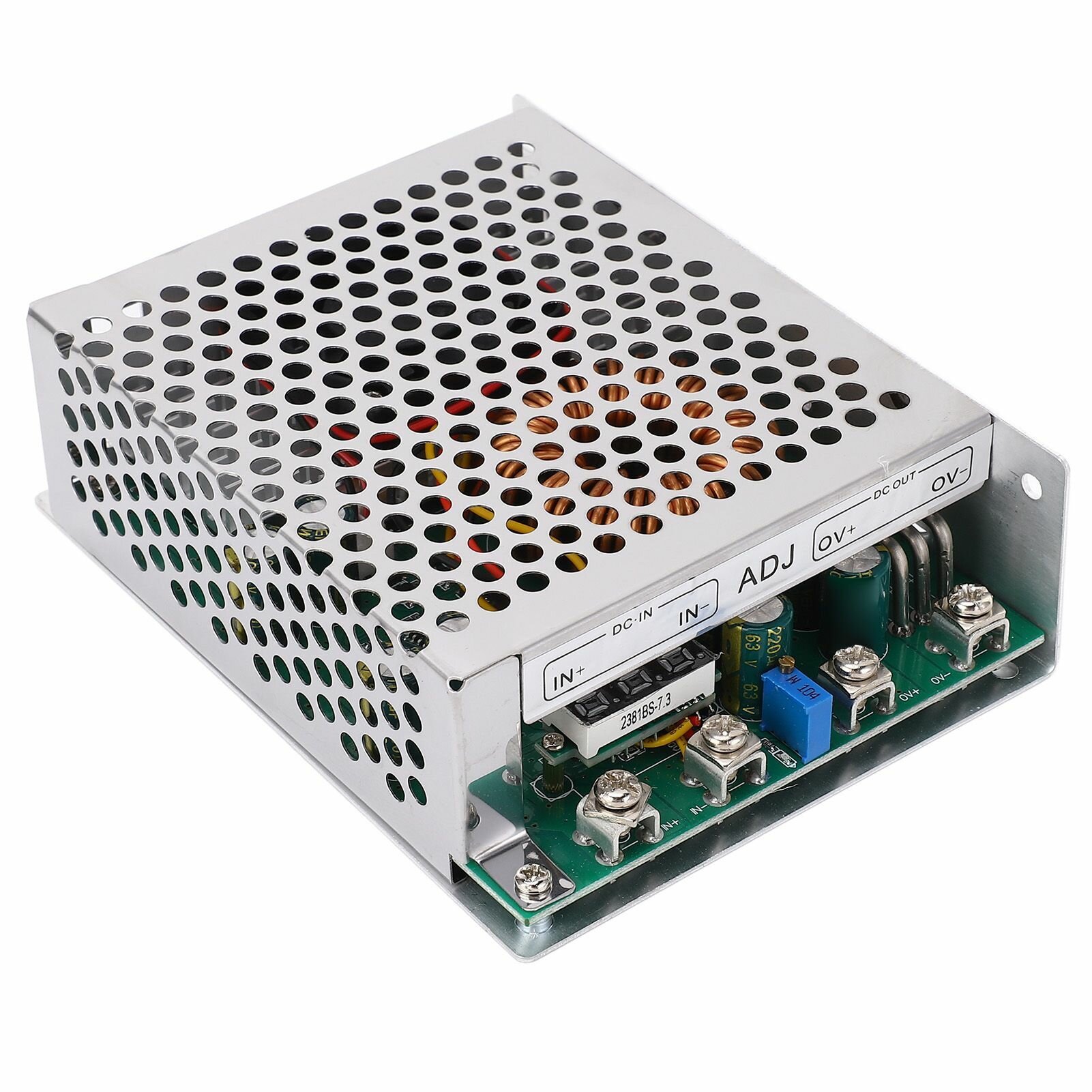 Модуль понижающего преобразователя постоянного тока DC25-90В до DC2,5-50В, 1000 Вт, 50 А, с металлическим корпусом