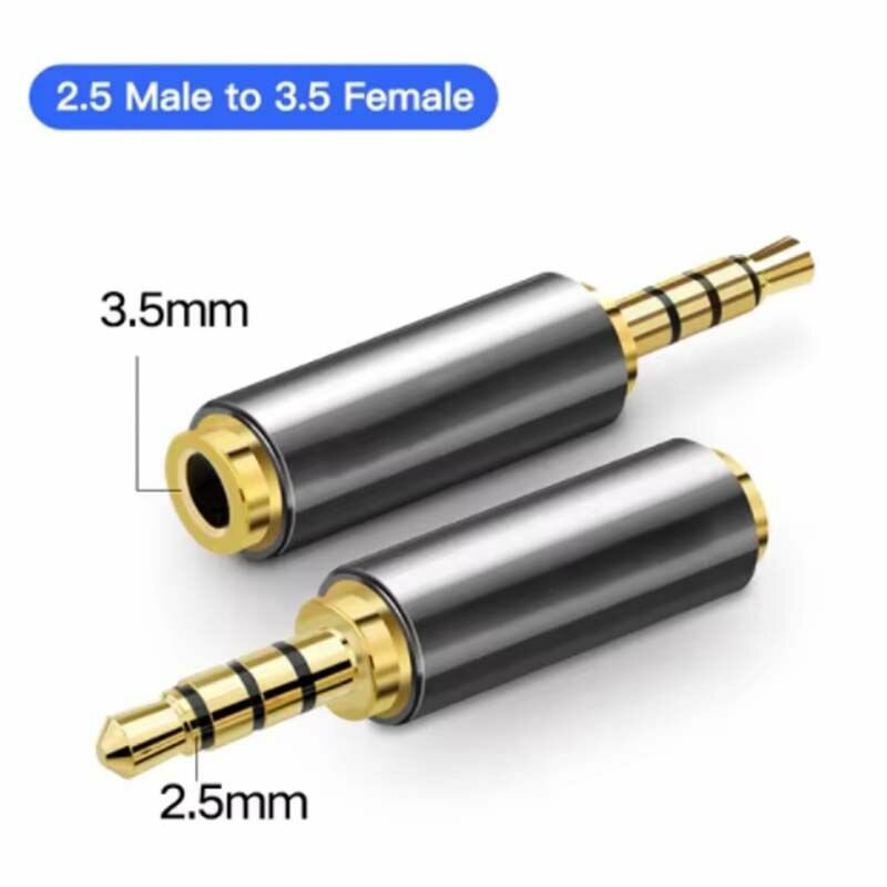 Аудиоадаптер Mini Adjustable Jack 3,5 мм - 2,5 мм