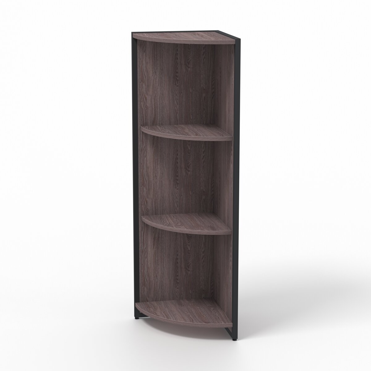 Угловой офисный стеллаж "Вектор" СР-22 "стронг" в стиле лофт, Ясень Анкор темный - U31105