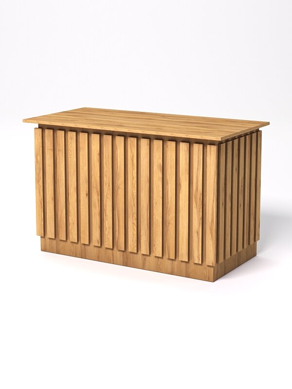 Стол руководителя №3, Дуб Золотистый. Производитель товара - компания Westcom.