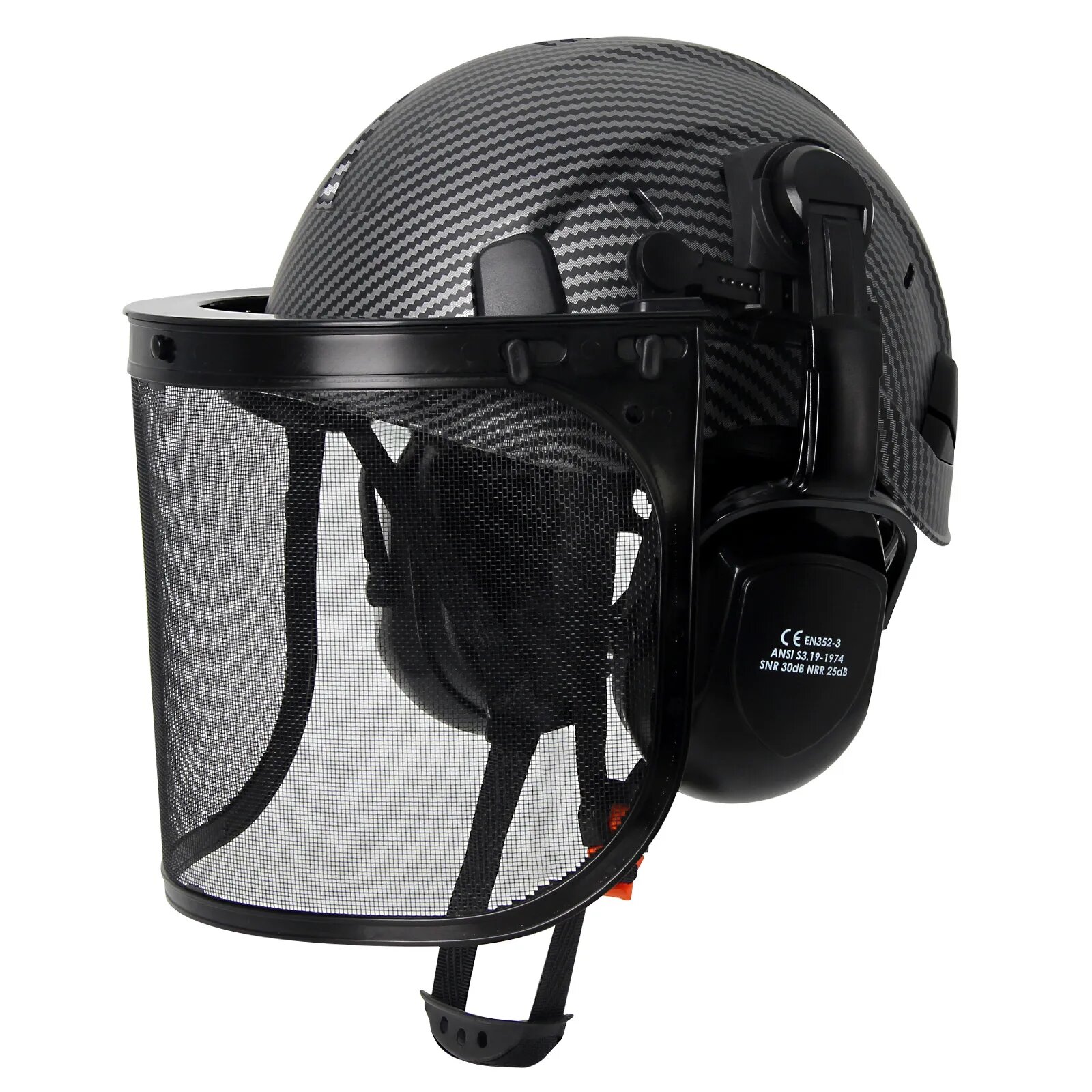 Защитный шлем Aolamegs 3 в 1 оранжевый Черный, Carbon fiber A