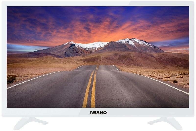 Телевизор ASANO 24LH1011T 24 дюйм, HD Ready, 1366x768, белый