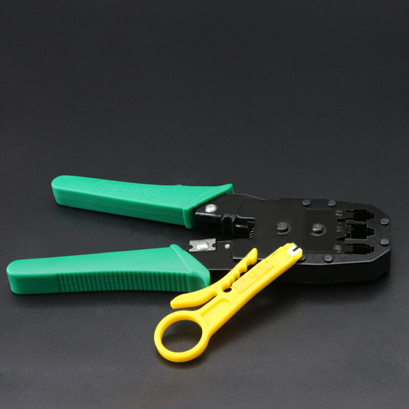 Сетевой зажим EITGZWAS Электрические изолированные клещи для зачистки проводов Плоскогубцы для обжима интернет-кабеля Изогнутые кусачки для проводов Ручной инструмент