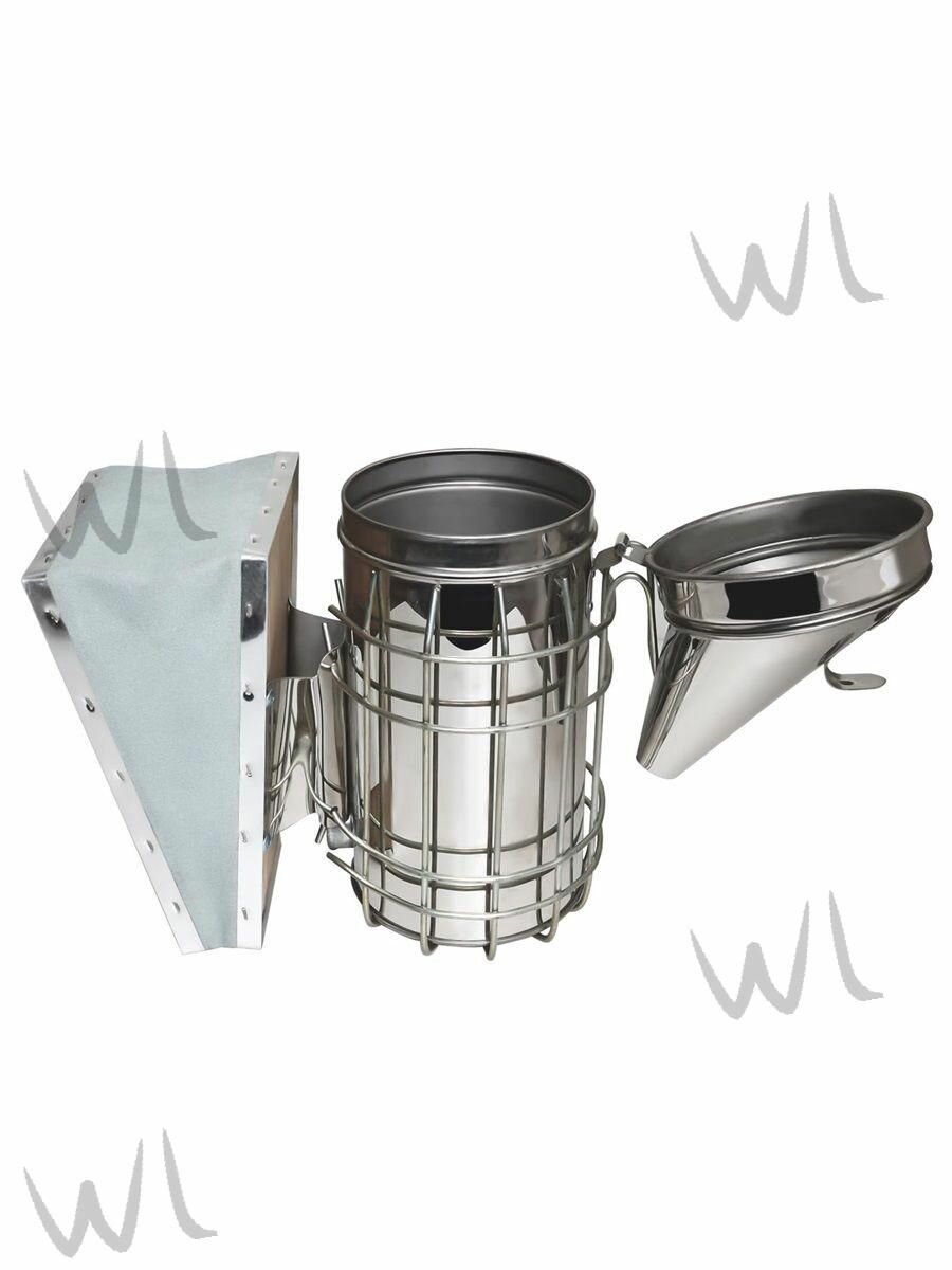 Дымарь из нержавеющей стали с защитой от ожогов для пчеловода пчеловодныйwu