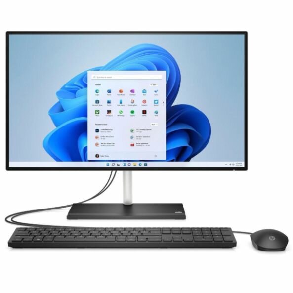 23,8" Моноблок HP 24-ck0015ny (65S81EA) чёрный - 1920x1080, IPS, Intel Core i3-12100T, ядра: 4 x 2,2 ГГц, 16 ГБ, SSD, HDD 1256 ГБ, Intel UHD Graphics 730, Windows 11 Home