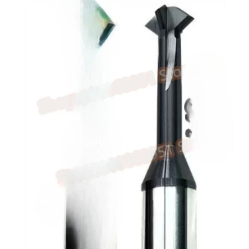 Фреза для снятия фаски, передняя задняя фреза для снятия заусенцев, двойная угловая внутренняя фаска для металлических отверстий, инструмент для удаления заусенцев с ЧПУ, фреза Nano black steel, D8X90 degree