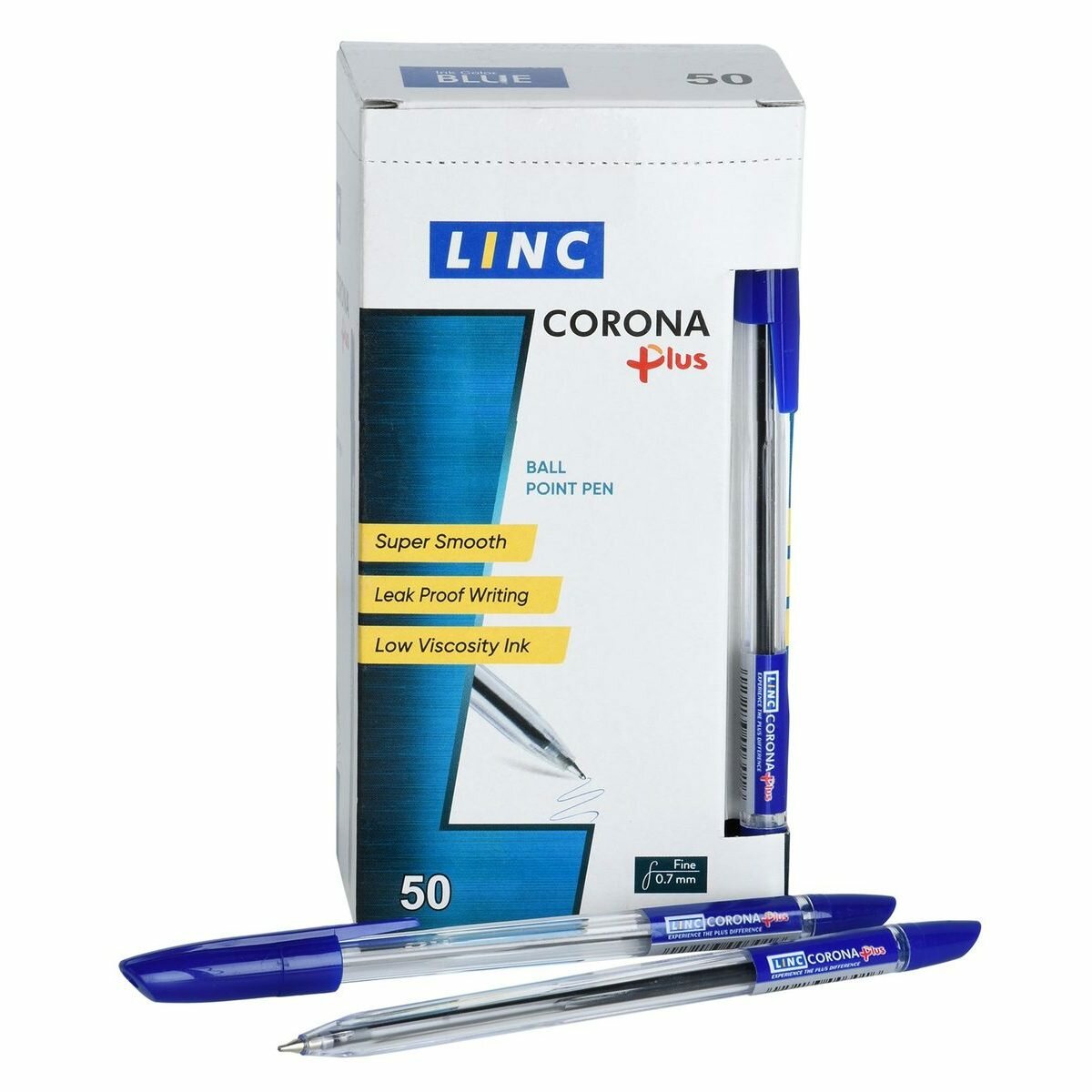 Ручка шариковая Linc Corona Plus (0.35мм, синяя) (3002N/blue), 1шт.
