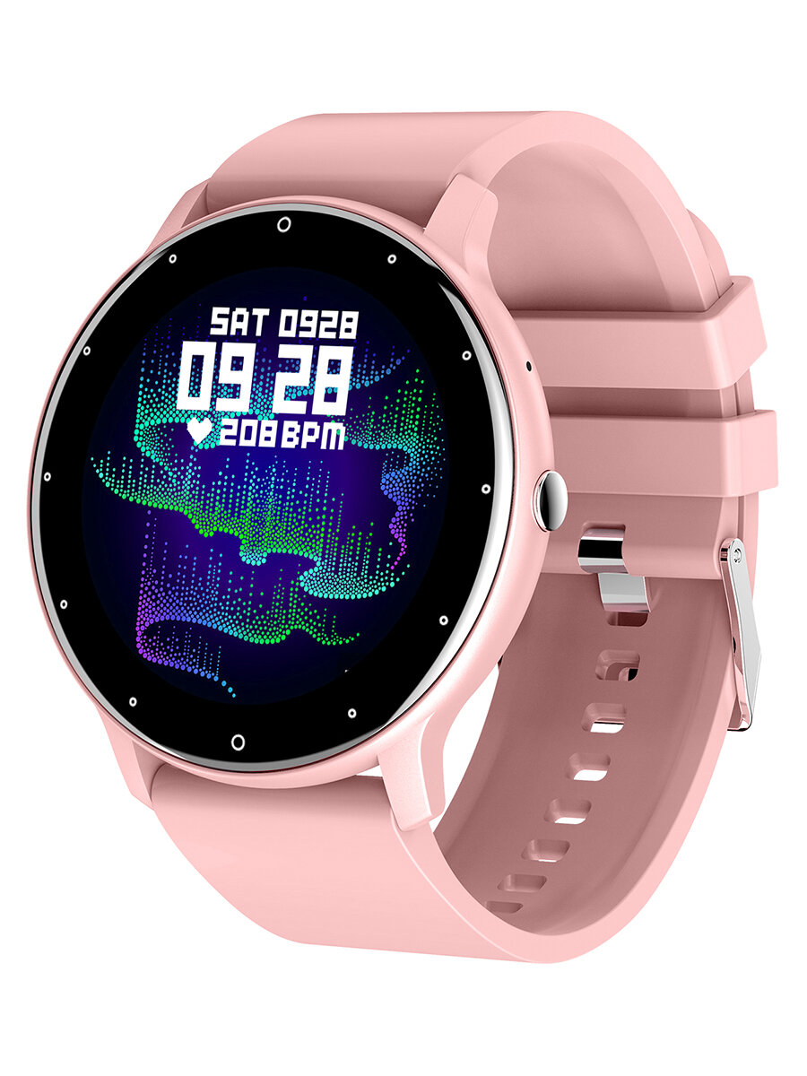 Часы LIGE ZL02C PRO, силиконовые, с пульсометром, уведомлениями, влагозащита IP67