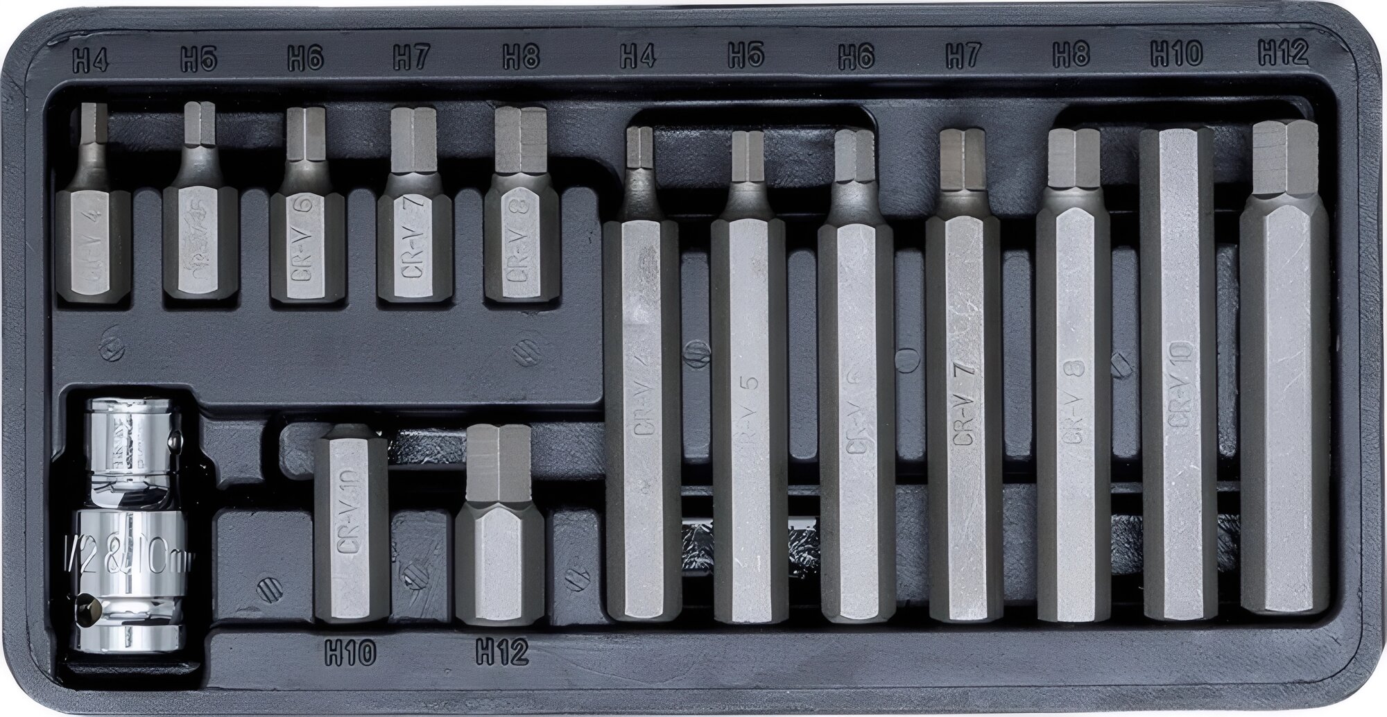 Набор вставок шестигранных AVS KB15H